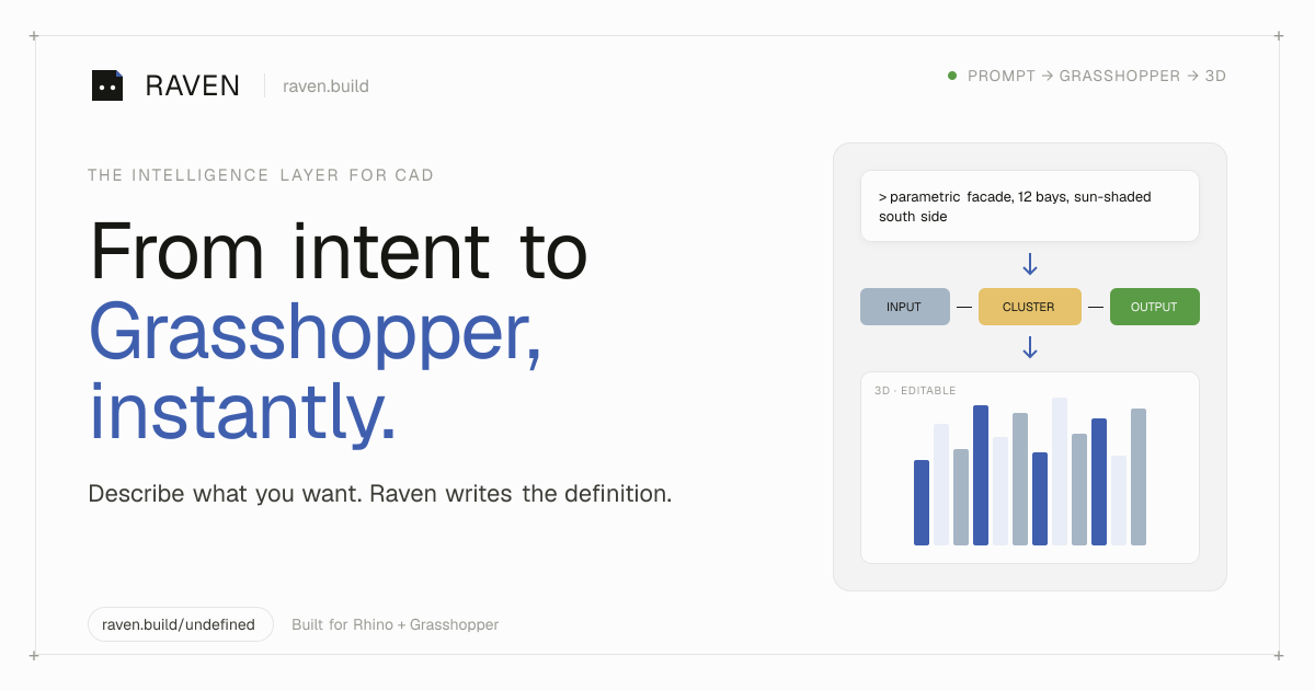 Raven // The intelligence layer for CAD